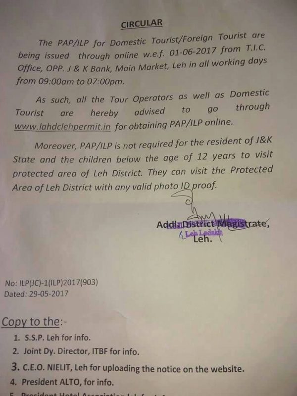 Ladakh Inner Line Permits Online - A Step-by-Step Detailed Guide