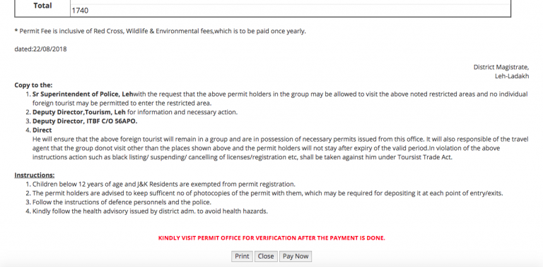 Ladakh Inner Line Permits Online - A Step-by-Step Detailed Guide